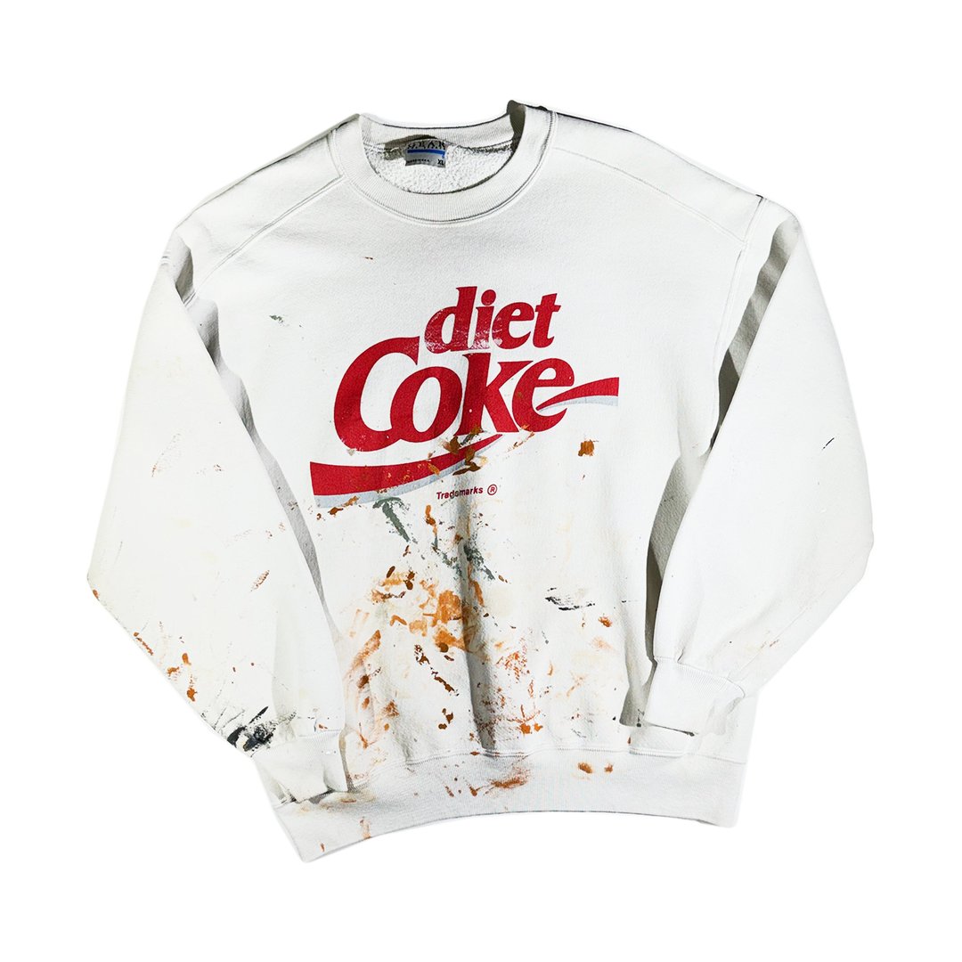 Vintage Diet Coke Crewneck Paint Splatter | Glorydays Fine Goods ...