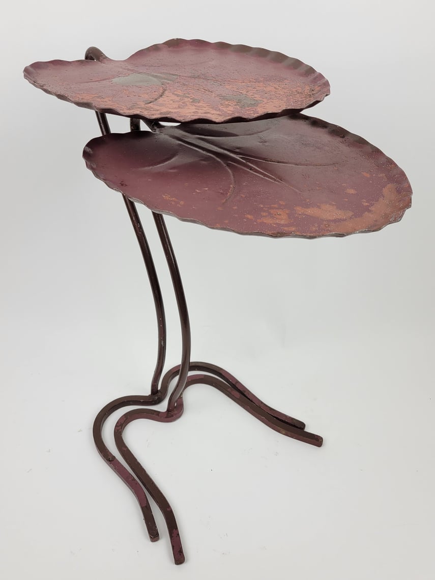 Pair of Mid Century Salterini Nesting Lily Pad Tables | Wishbone Reserve | Baltimore, MD