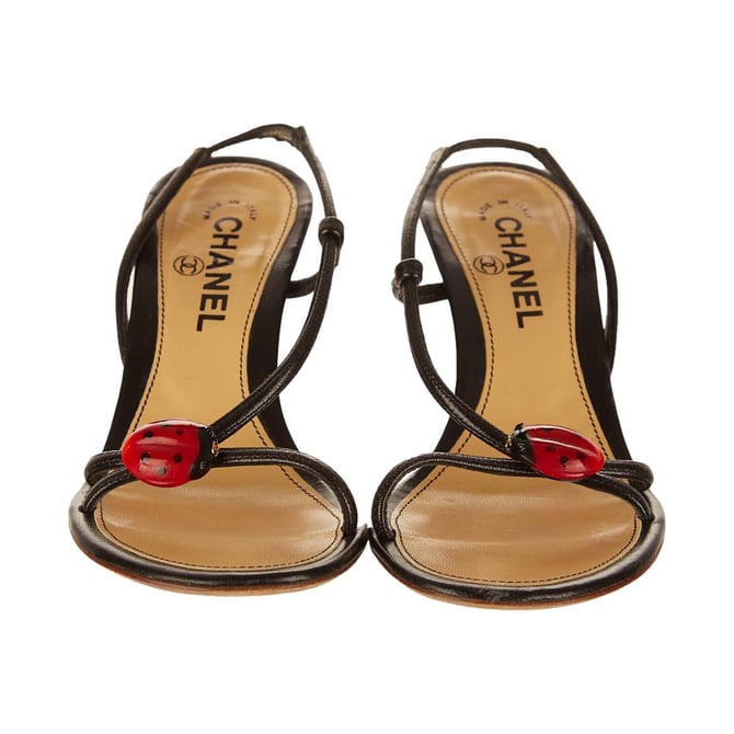 Chanel Black Ladybug Heels | Treasures of NYC | New York, NY