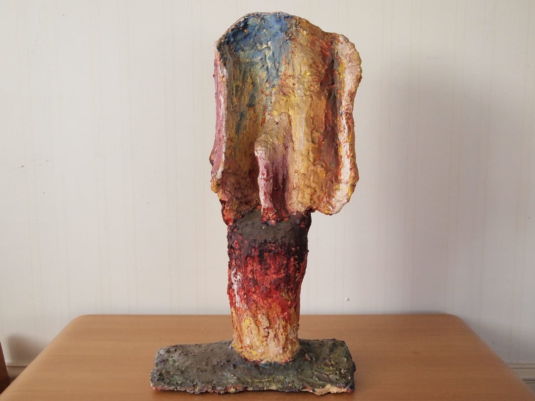 Vintage DAVID BLUMER Abstract Expressionist SCULPTURE 24" High Mid ...