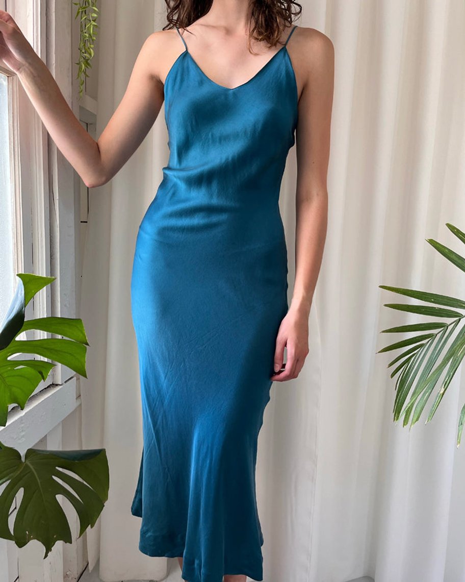 90s Silk Slip Dress | Lucky Vintage | University District - Seattle, WA
