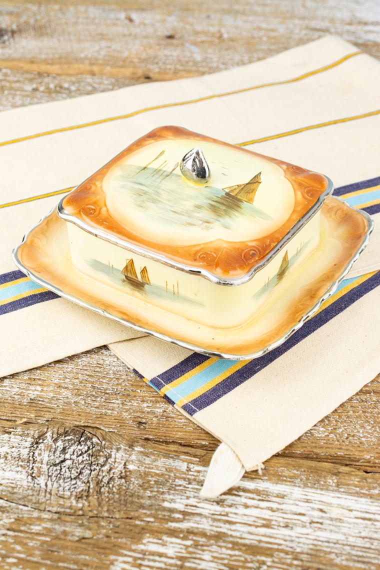 Antique English Sardine Dish | Posh Chicago | Chicago, IL