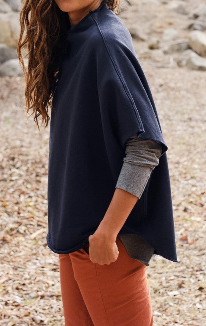 Frank & Eileen Funnel Neck Capelet in British Royal Navy | Penny Lane ...