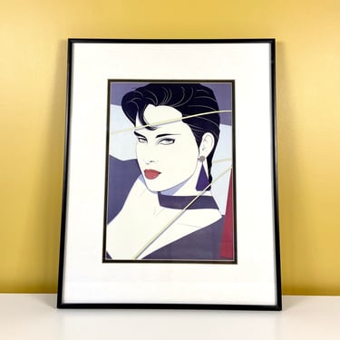 Patrick Nagel Framed Print | Barela Vintage - New York, NY | ATTIC