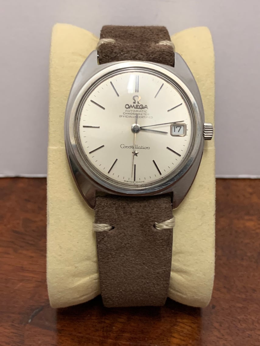 1960s Omega Constellation Automatic Stainless Steel Watch with Omega ...