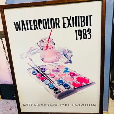 VINTAGE FRAMED 1980s art | Reuse America - Brooklyn, NY | ATTIC