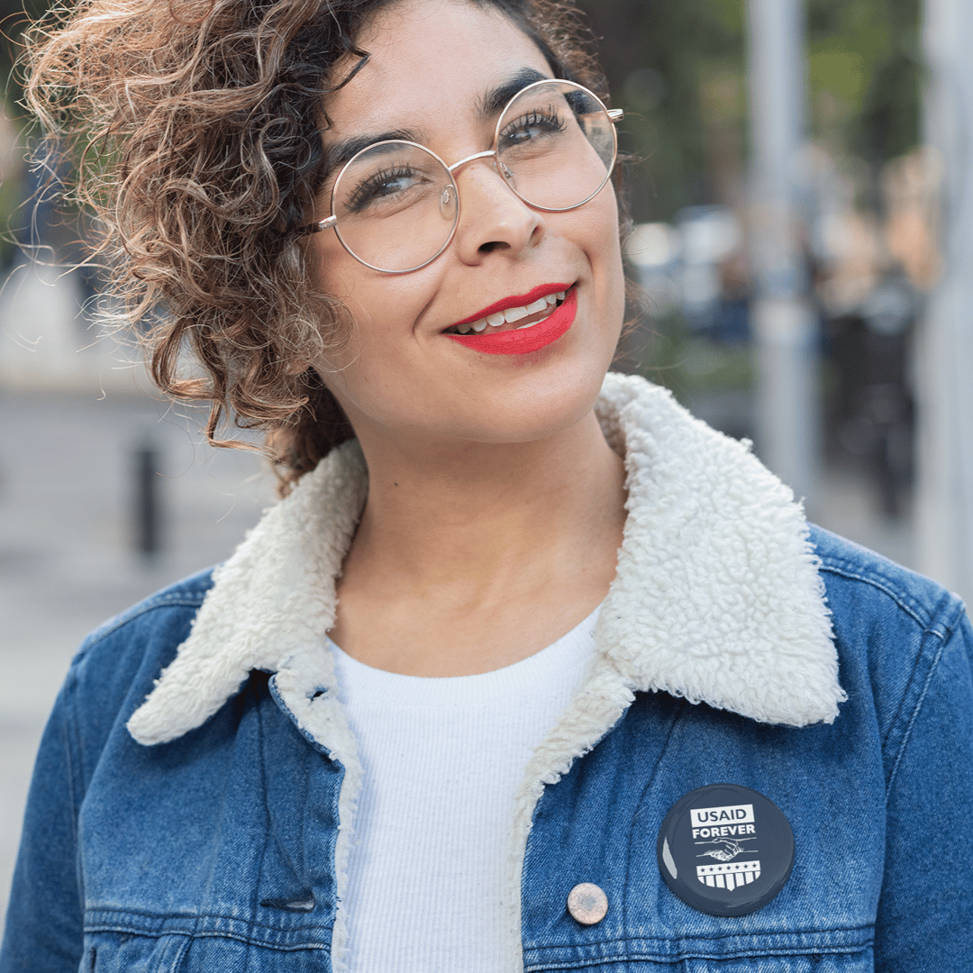 USAID Forever Button | The Outrage | 14th Street / Logan Circle ...
