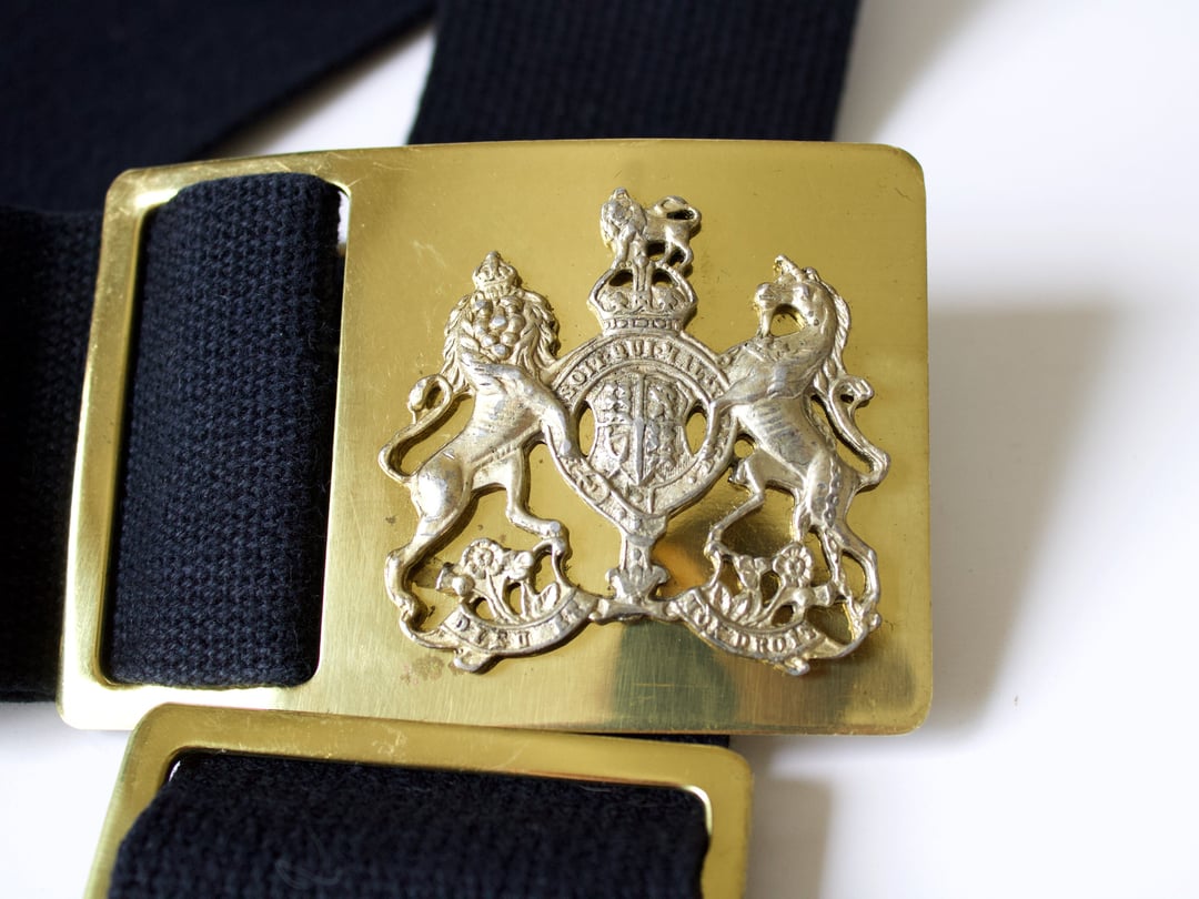 1970s Order of the Garter Brass Buckle Belt - Vintage | 515Vintage ...