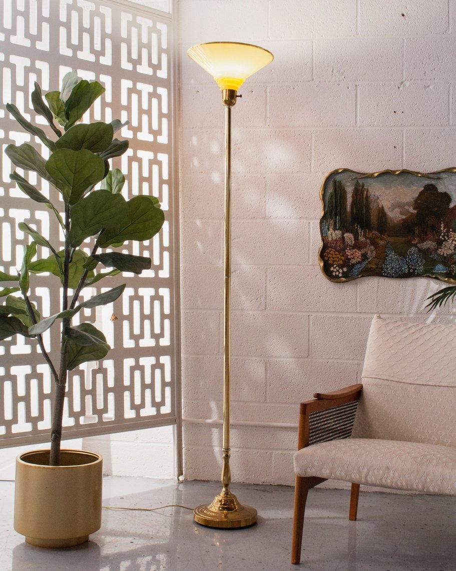 Art Deco Vintage Torchiere | Sunbeam Vintage | Highland Park - Los ...