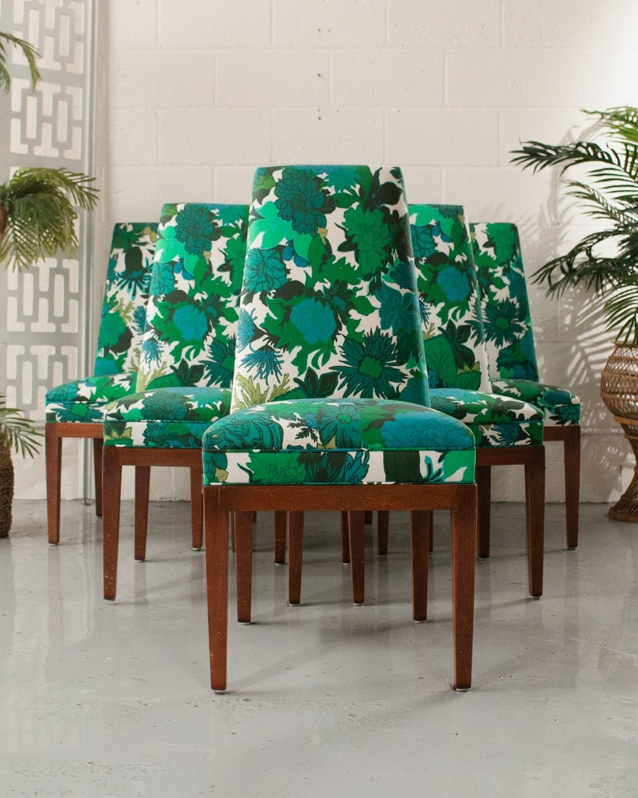 Set of 6 Hawaiian Dining Chairs | Sunbeam Vintage | Highland Park - Los ...