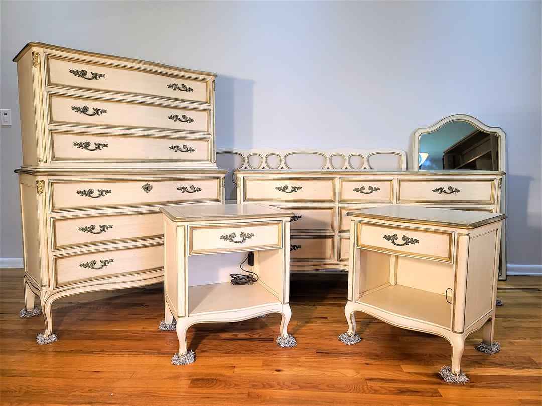 Vintage Henredon French Provincial Bedroom Set ProRefine Furnishings Cleveland OH