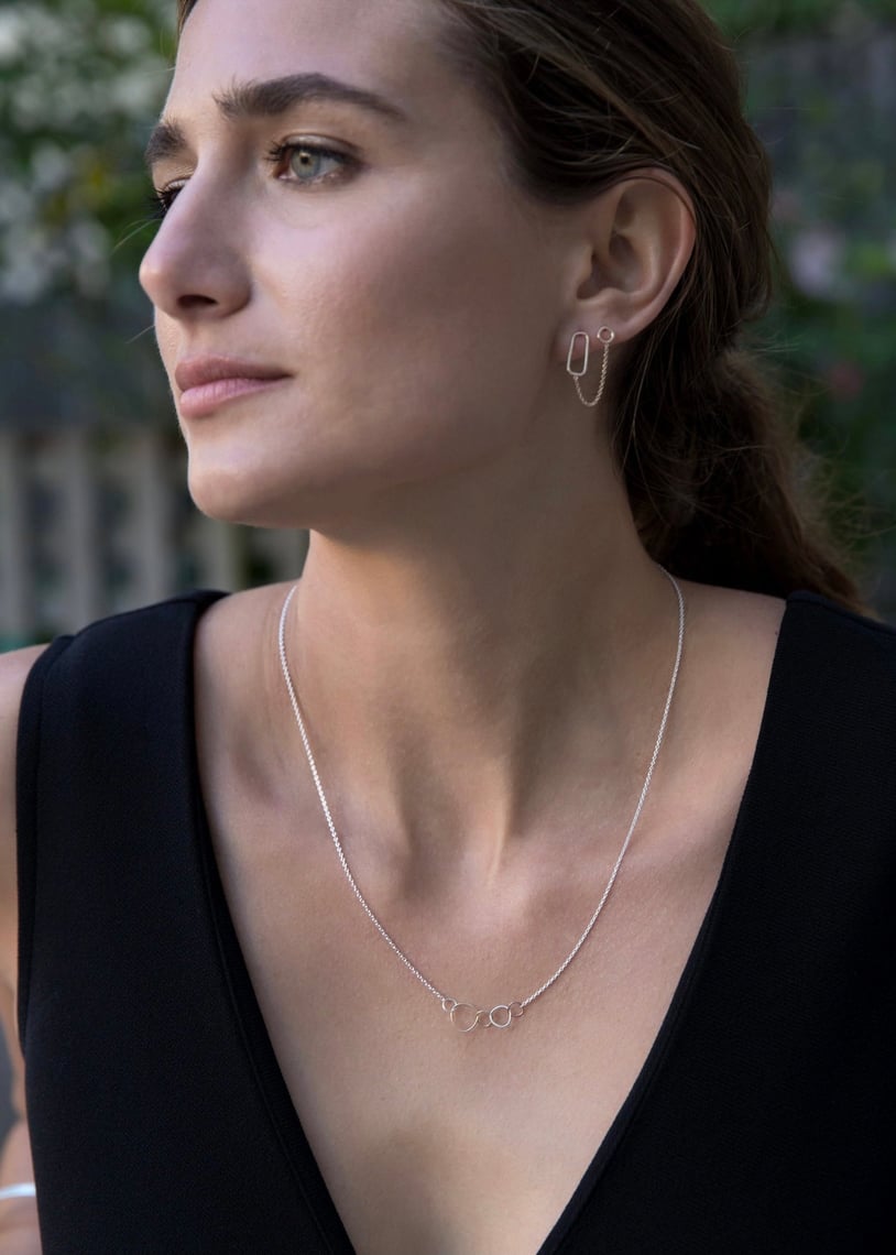 Colleen Mauer Designs | Five Loop Mini Pebble Necklace | The Phoenix ...
