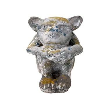 Small Mottled Cast Stone Gargoyle Statue | The Window - Los Angeles, CA ...