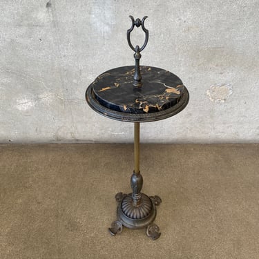 Antique Rembrandt Art Deco Iron and Marble Smoking | Urban Americana ...