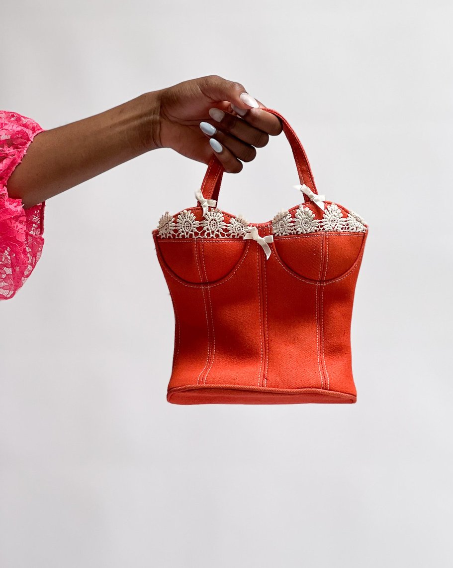 Orange Bustier Purse | Banshee | Portland, OR
