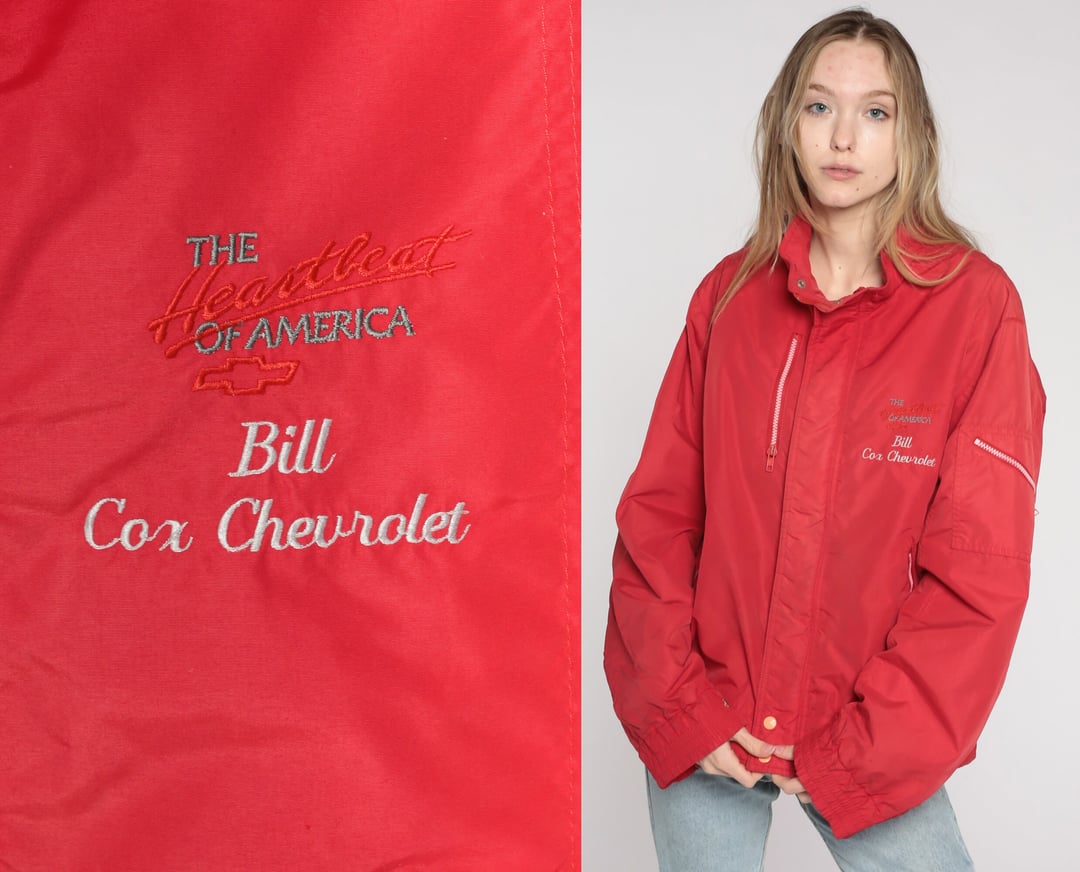 Vintage Chevrolet Jacket Cox Chevy Uniform Car Jacket 80s 90s | Shop ...