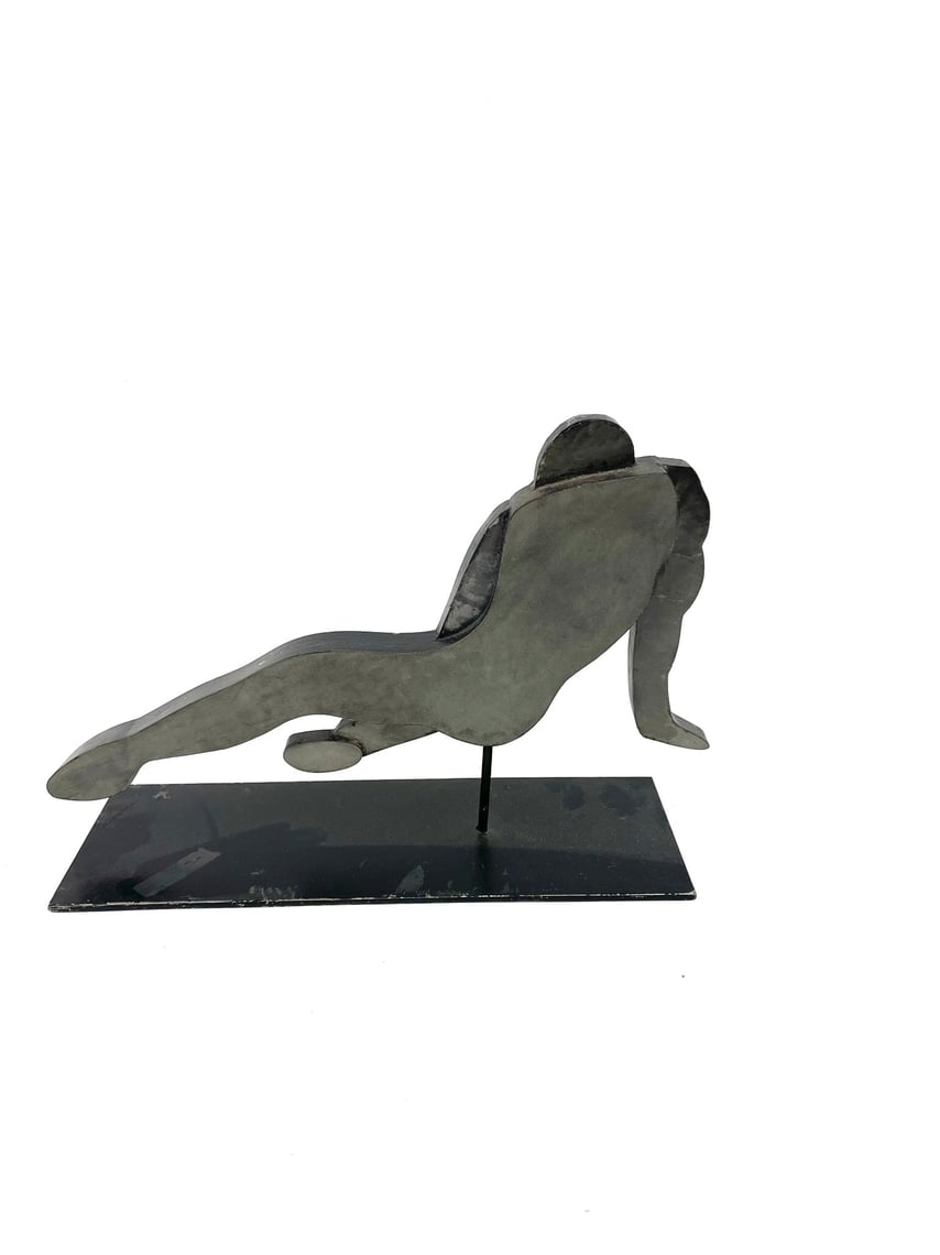 Small decorative statue of man in metal and concrete | Hobbs Modern ...