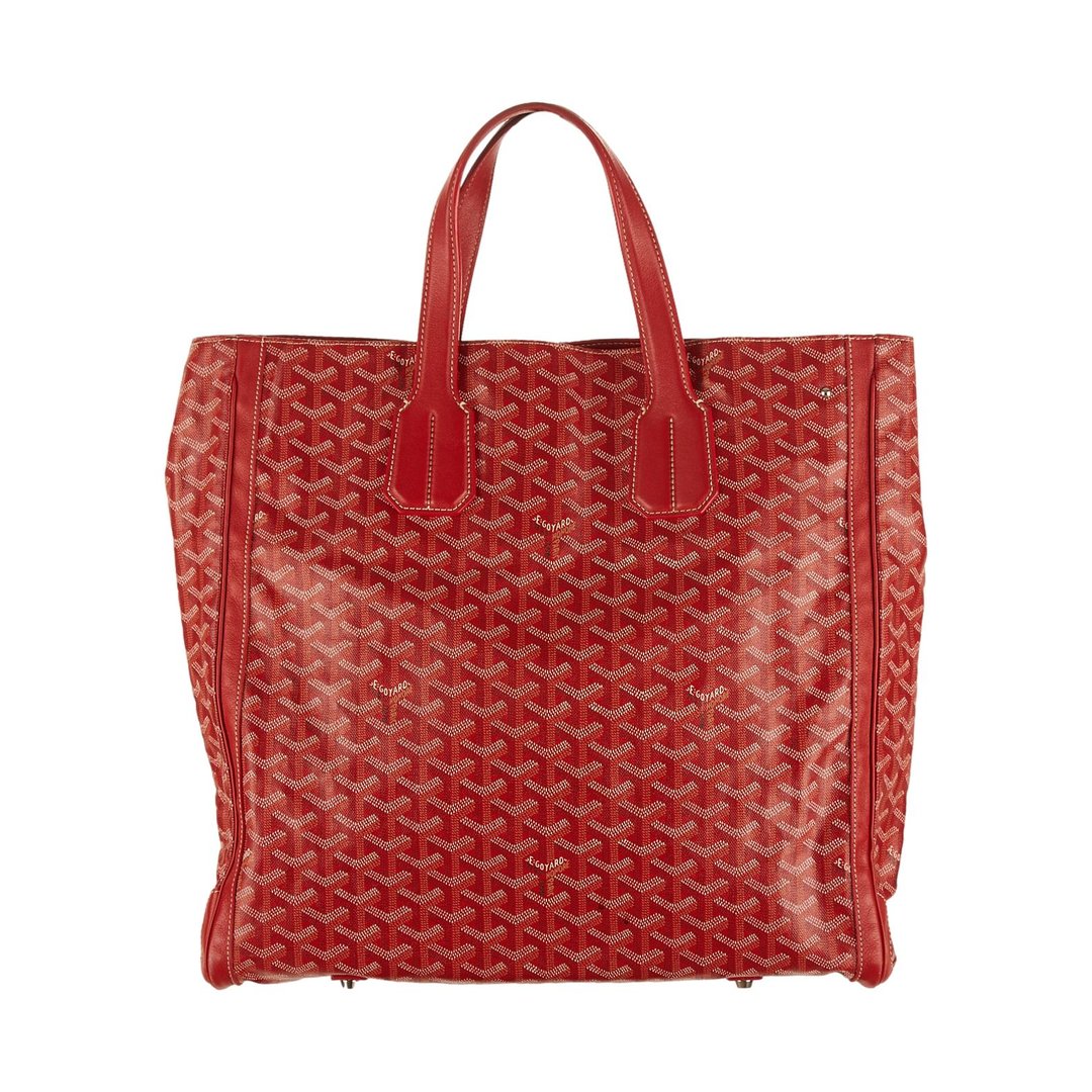 Goyard Red Logo Tote | Treasures of NYC | New York, NY
