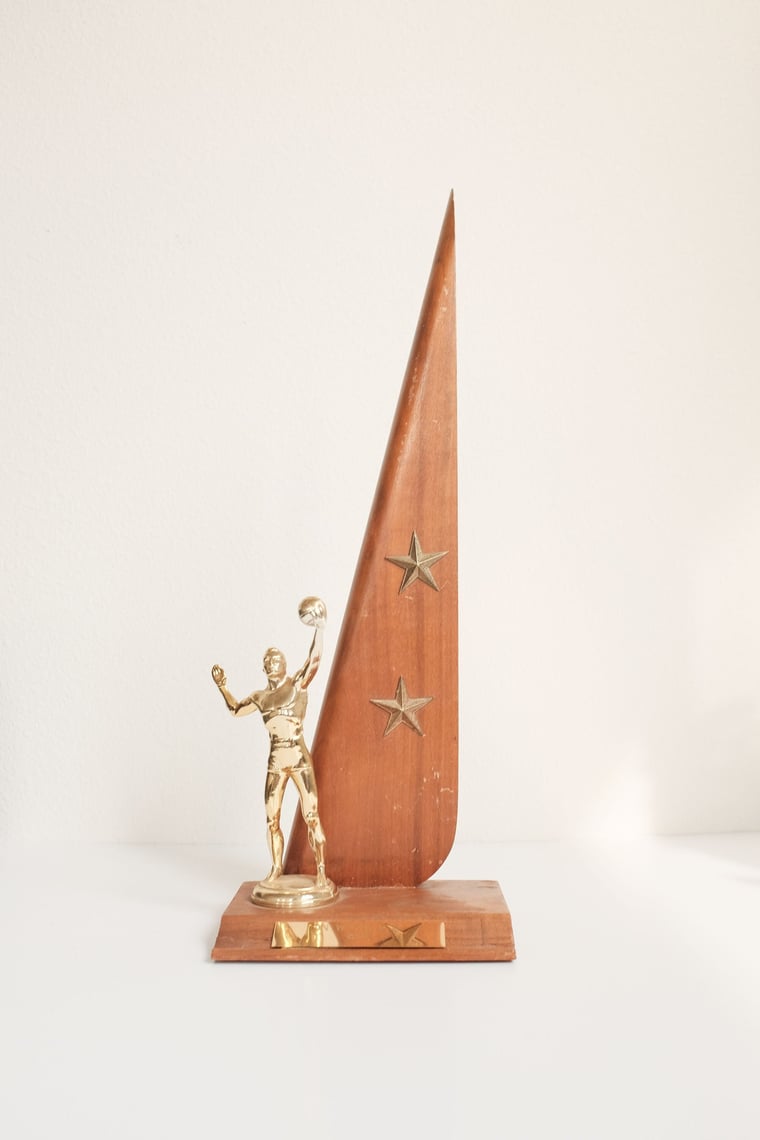 Vintage Volleyball Trophy | Microscope Telescope | Seattle, WA
