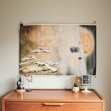 Vintage Space Wars Poster | Microscope Telescope - Seattle, WA | ATTIC