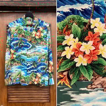 Vintage 1950's “Pali” Label Surfer x Ukelele Tropical Tiki Vintage 1950's “Pali” Label Surfer x Ukelele Tropical Tiki