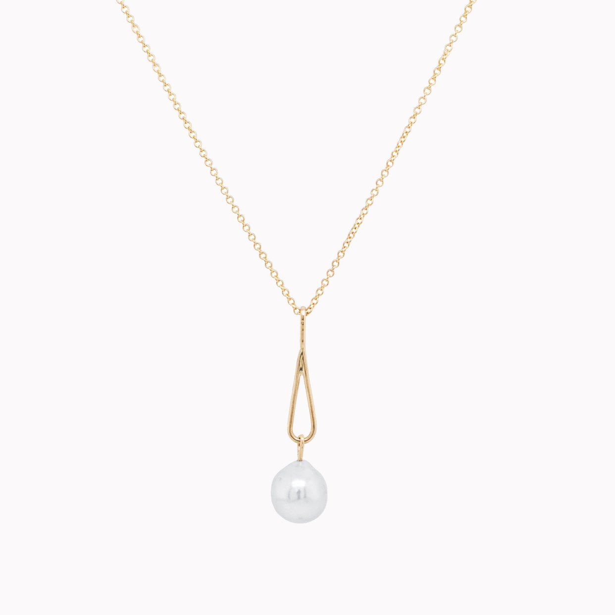 Baroque Pearl Droplet Necklace | Eliza Page - Second Street District ...