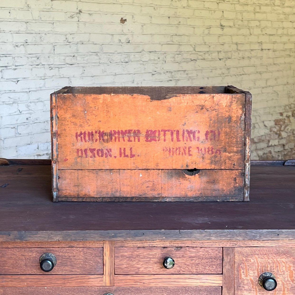 Vintage Hydrox Beverages Chicago Soda Pop Crate | North Grove Antiques ...