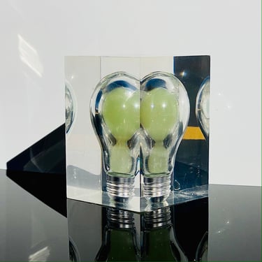 Vintage Pop Art Lucite Encased Light Bulb | Odd Eye | East Village ...