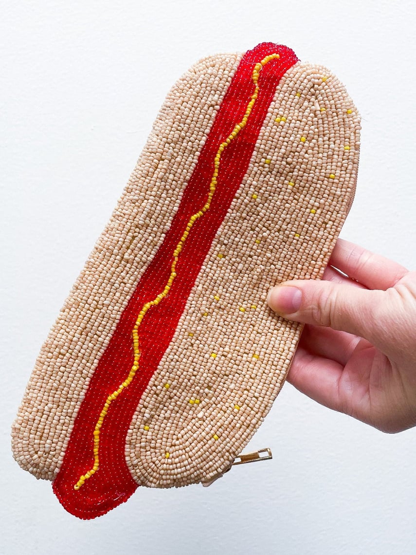 Beaded Hot Dog Pouch | Banshee | Portland, OR