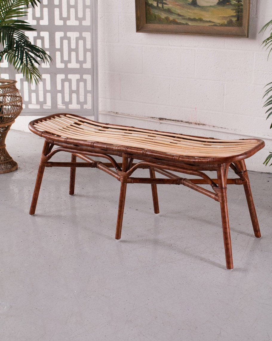 Bamboo Boho Bench | Sunbeam Vintage | Highland Park - Los Angeles, CA