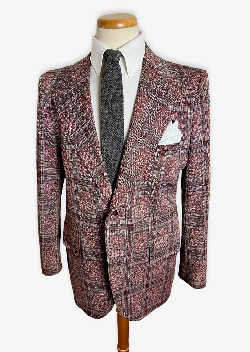 Vintage 1970s CLIPPER CRAFT Bold Plaid Sport Coat ~ 40 R ~ jacket ...