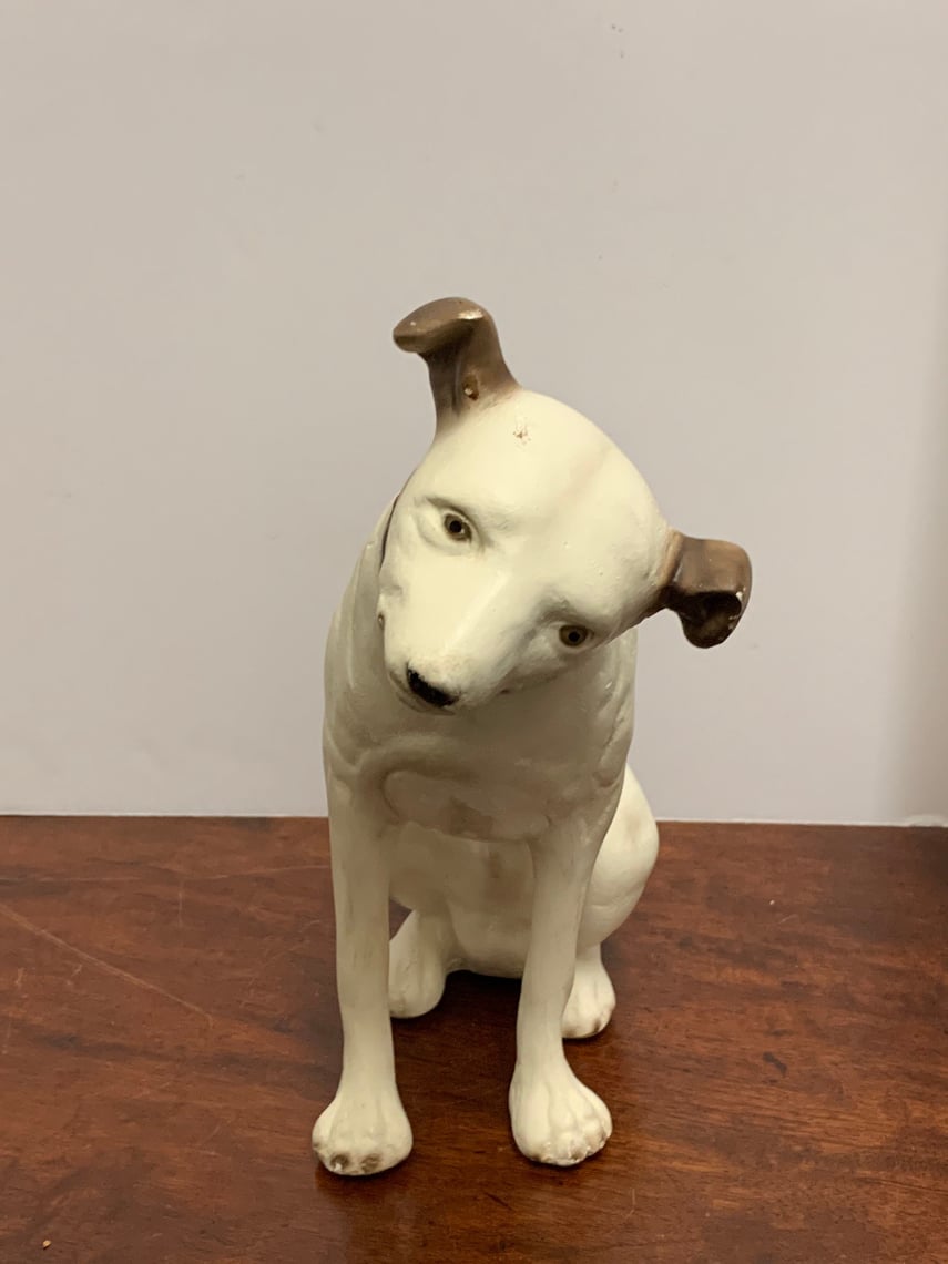 1940s Heavy Plaster “Little Nipper” Statue, RCA Victor | MOB Vintage ...