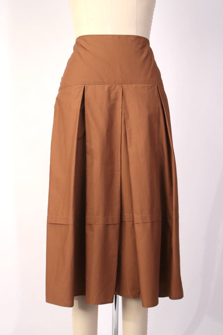 Heidi Merrick Contessa Box Pleated Skirt | Mercy Vintage | Oakland, CA