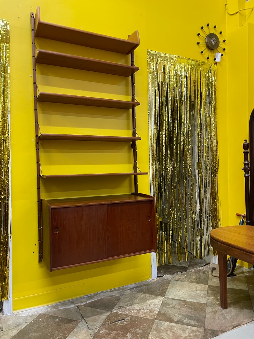 Teak "Ergo" Wall Modular Unit | Banana Lab | Burnaby, BC