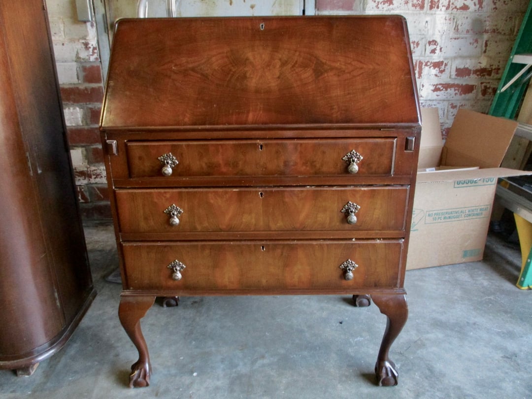 SMALL DROP FRONT ENGLISH WRITING DESK | Sarah Cyrus Home | Atlanta, GA