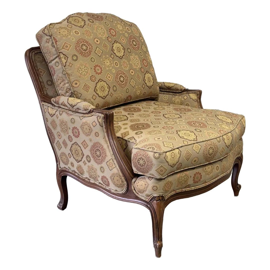 Ethan Allen Versailles French Bergere Chair | 2nd Story Trading Co | Rockaway, NJ