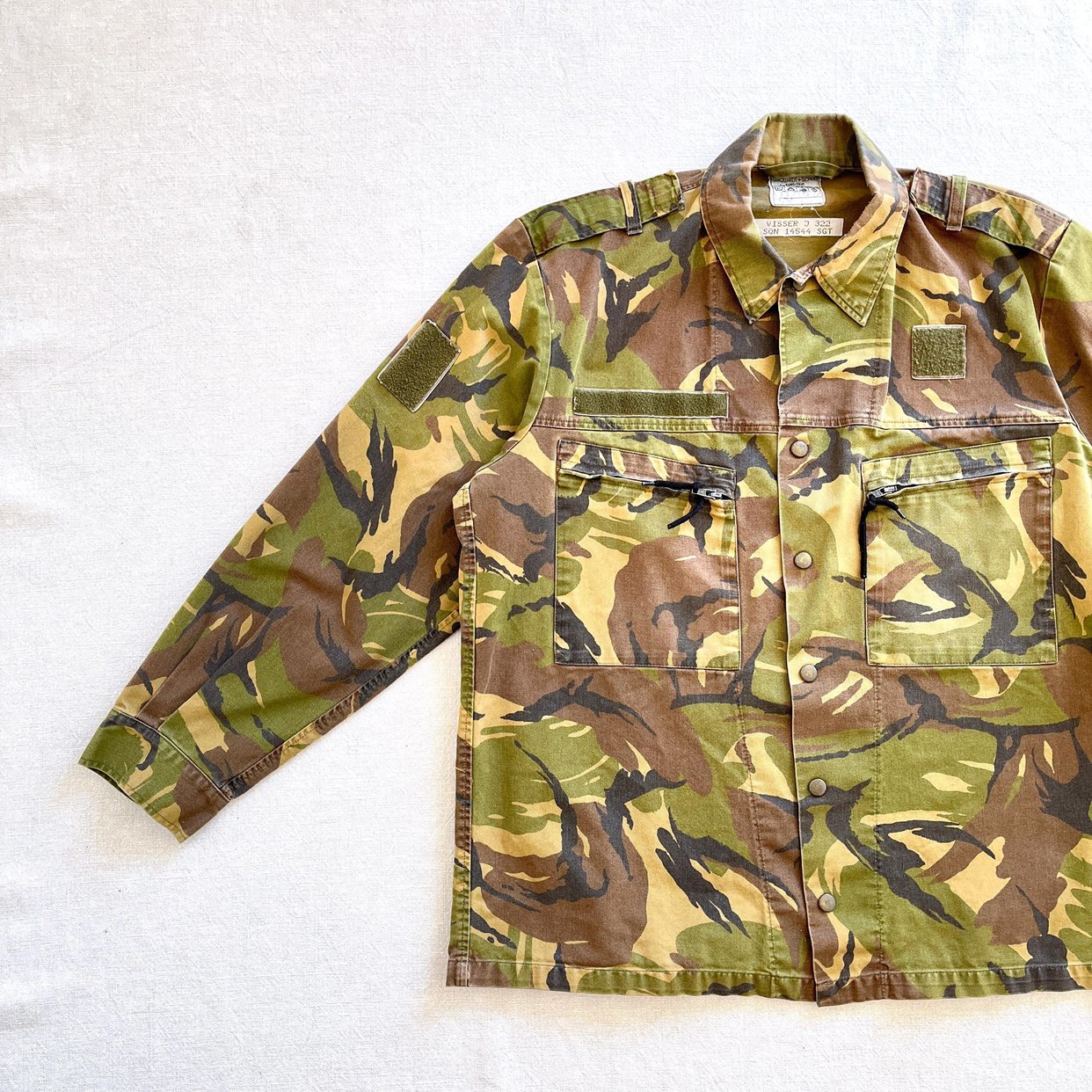 Vintage Dutch Army Camouflage Field Jacket | Circle the Square - New ...