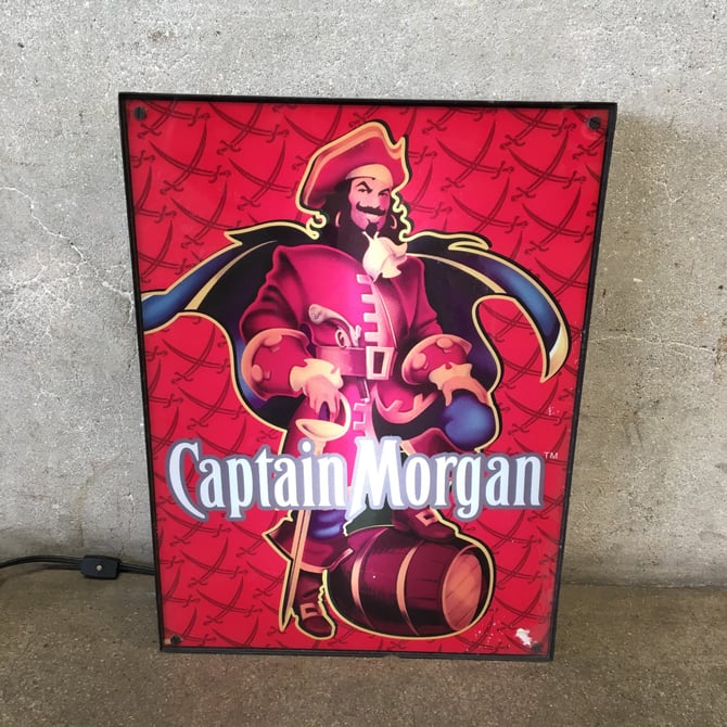 Vintage Captain Morgan Bar Sign | Urban Americana | Long Beach, CA