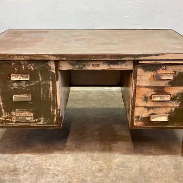 1920s General Fireproofing Tanker Desk | Rehab Vintage Interiors ...