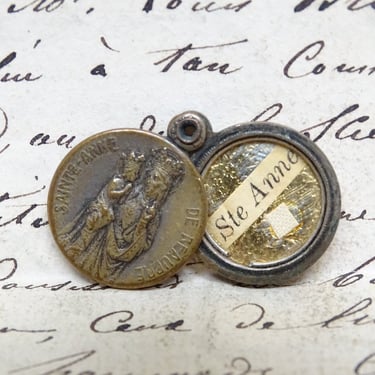 Antique French Saint Anne de Beaupré Relic in | Explormag - Austin, TX ...