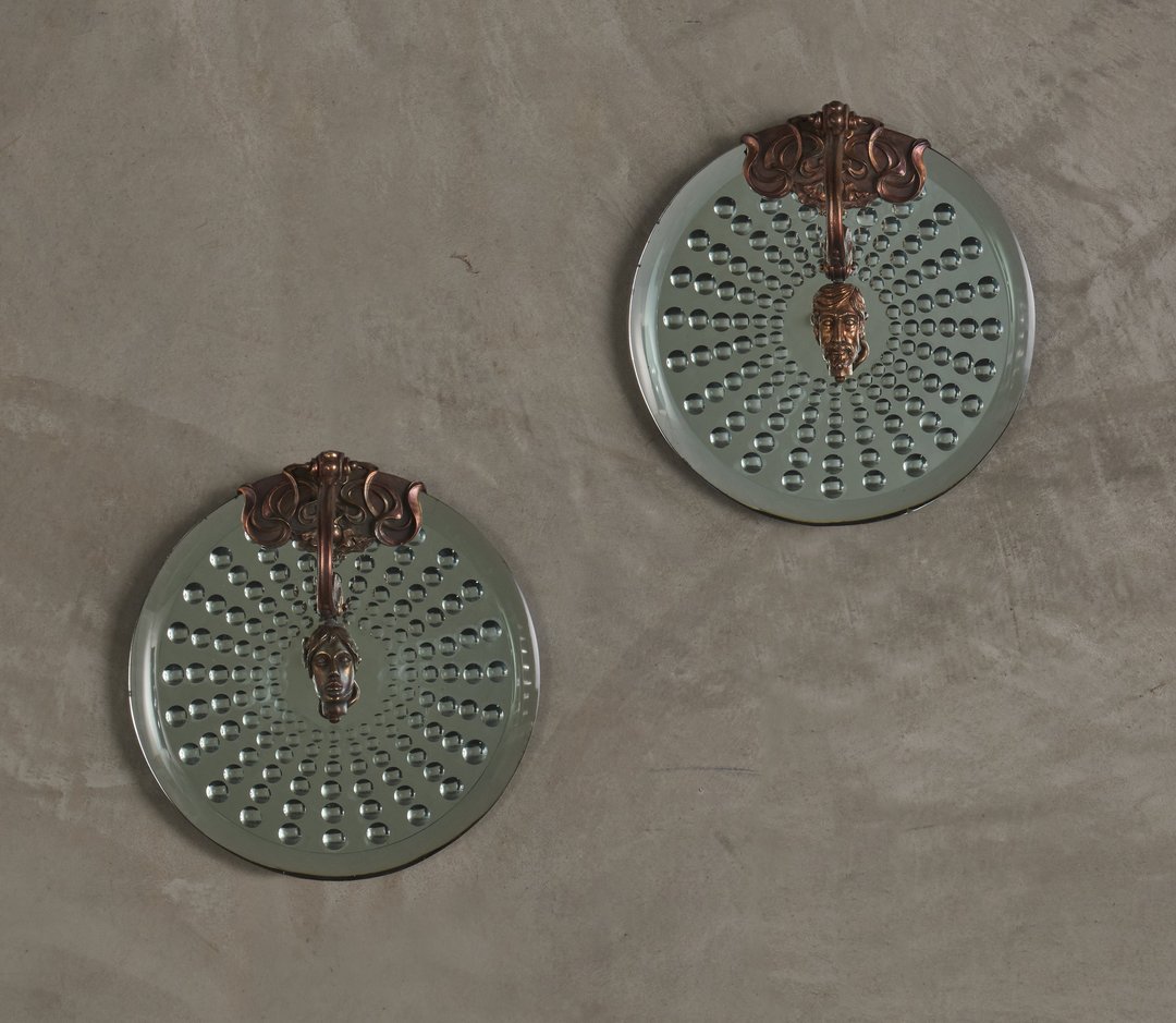 PAIR OF CHARLES VAN DER STAPPEN (1843-1910) PATINATED BRONZE MOMENTO ...