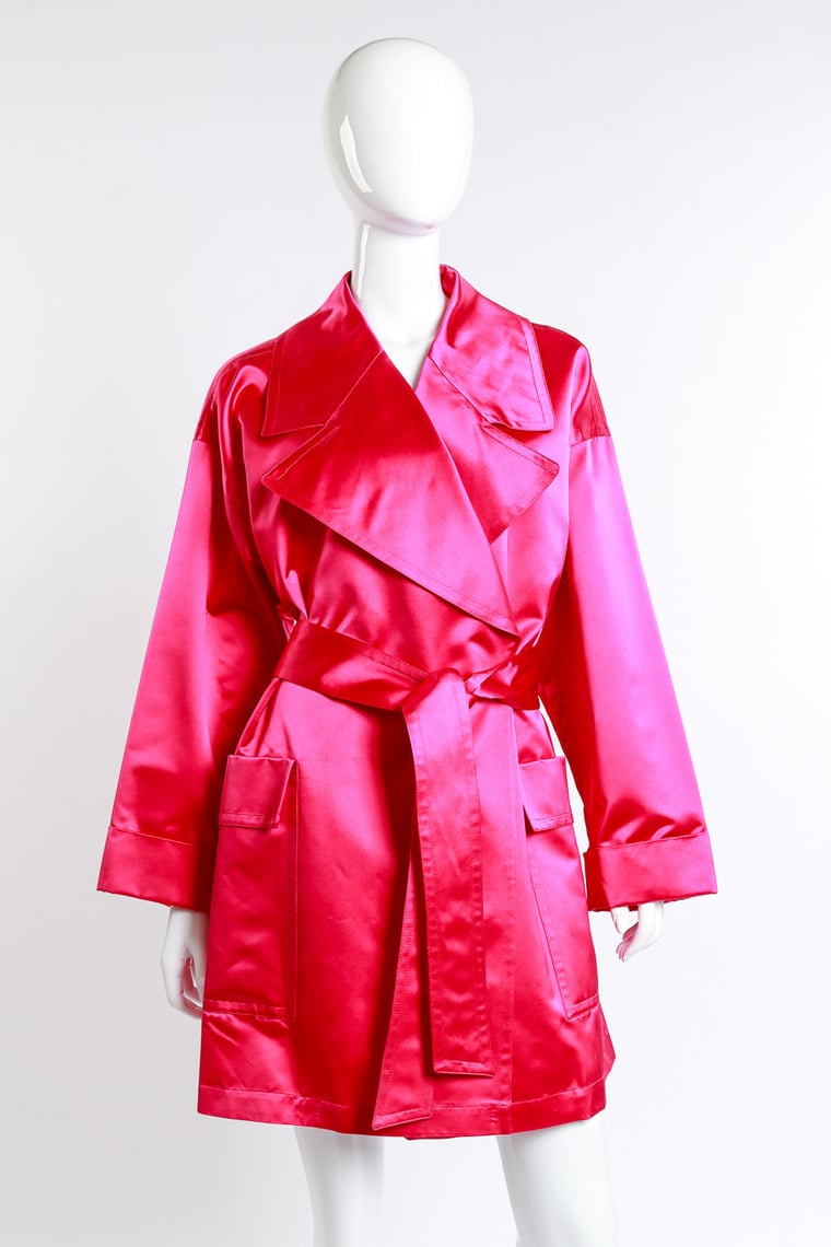 Oversized Silk Trench Coat | Recess | Los Angeles, CA