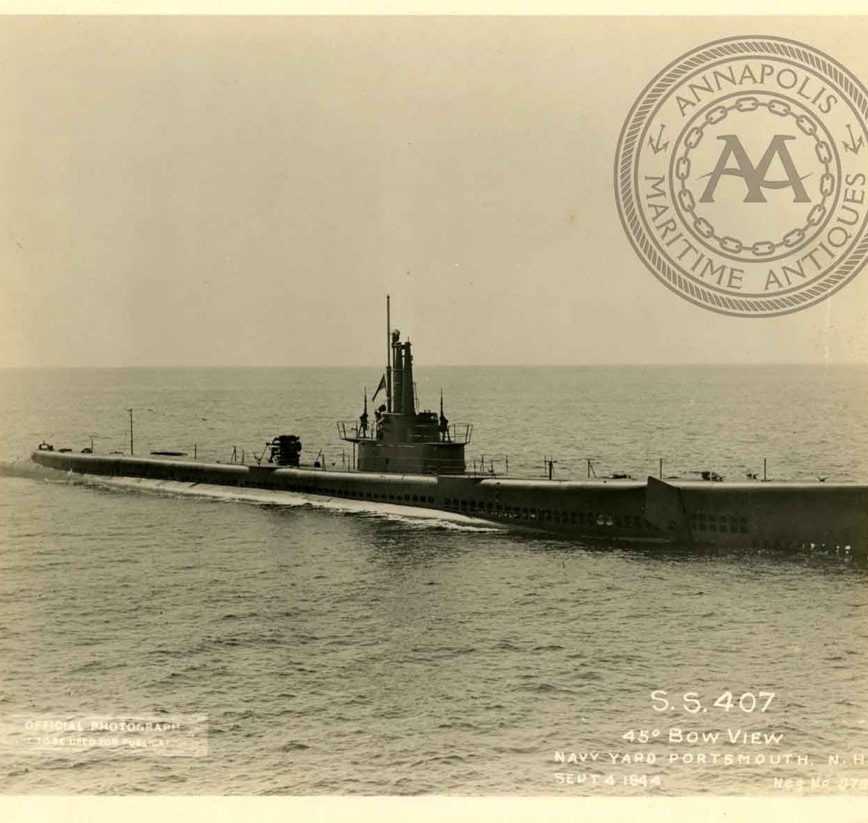 USS Sea Robin (SS-407) Submarine | Annapolis Maritime Antiques ...