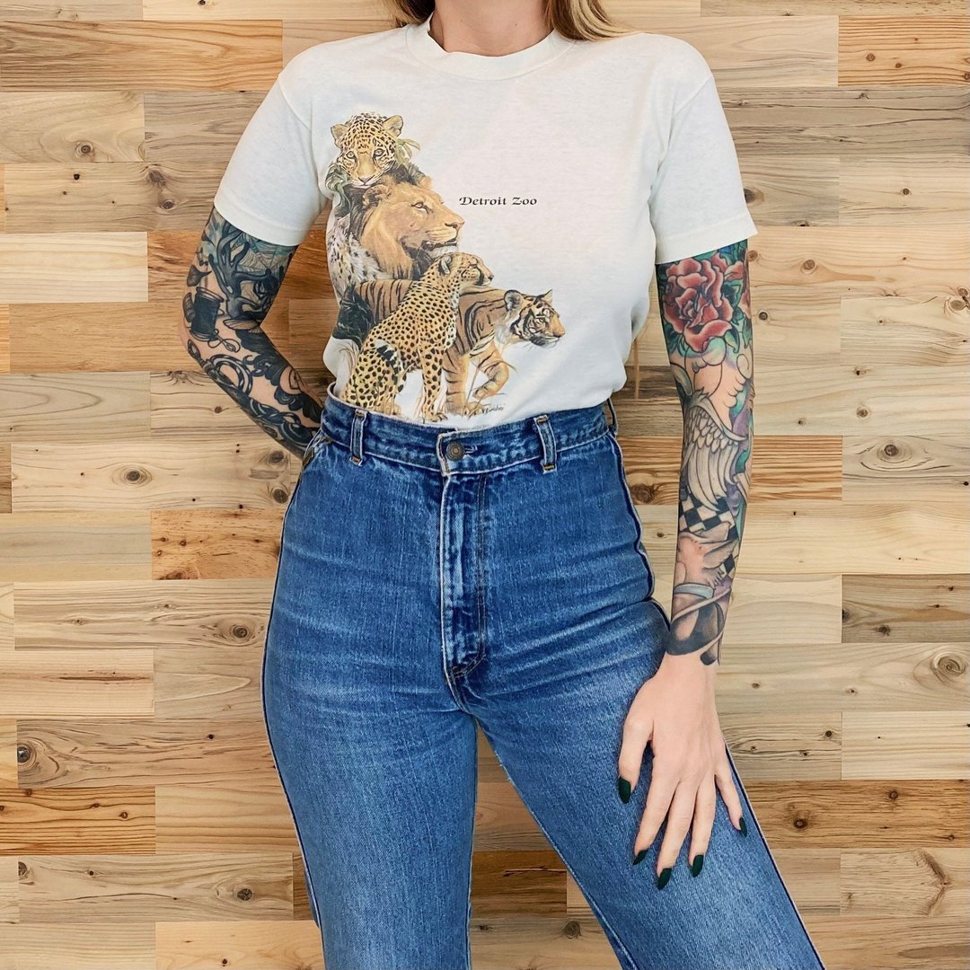 80's Detroit Zoo Paper Thin Vintage Tee Shirt | Noteworthy Garments ...