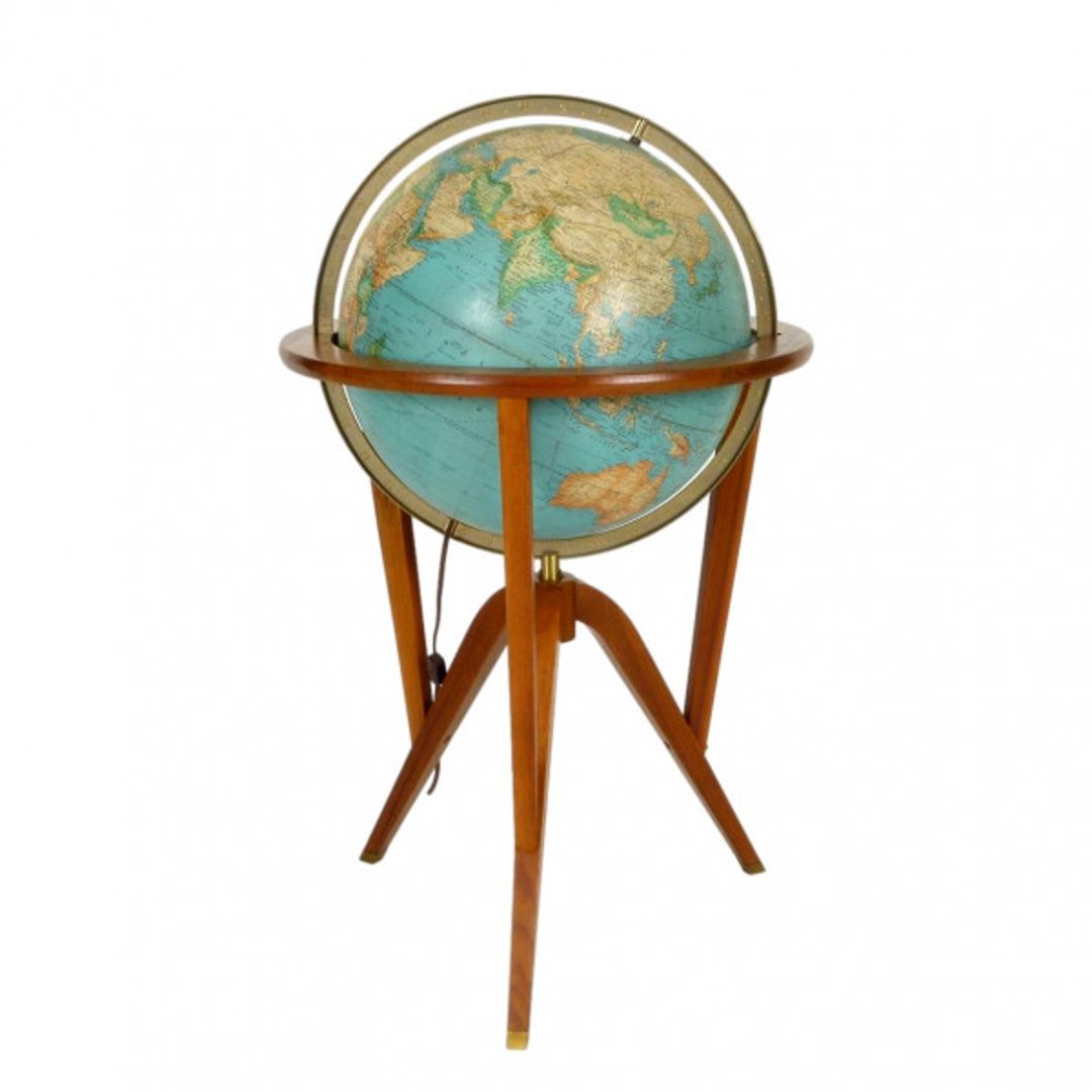 Edward Wormley Illuminated Floor Globe | City Issue | Candler Park ...