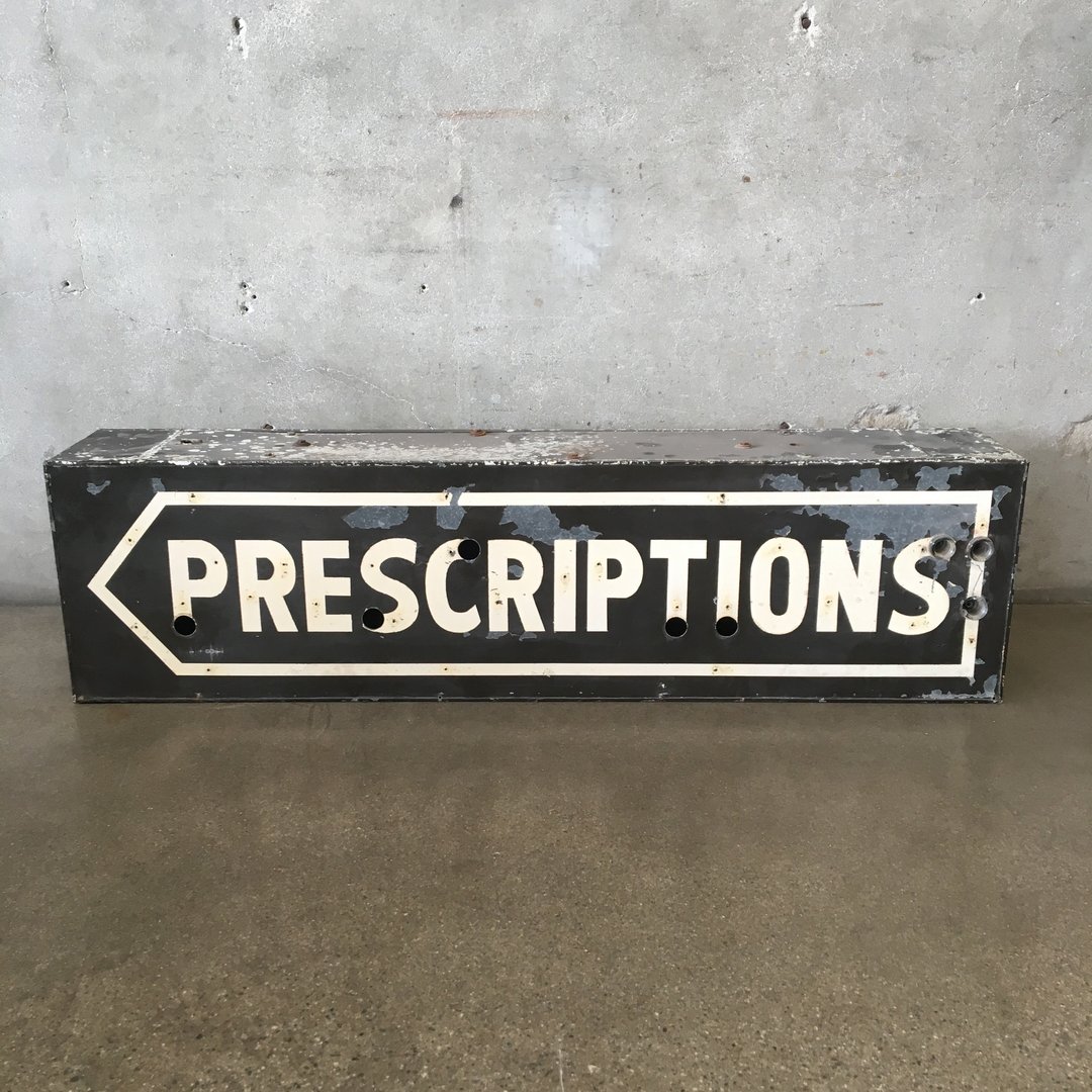 Vintage Neon Prescription Sign | Urban Americana (Home Decor) | Long ...