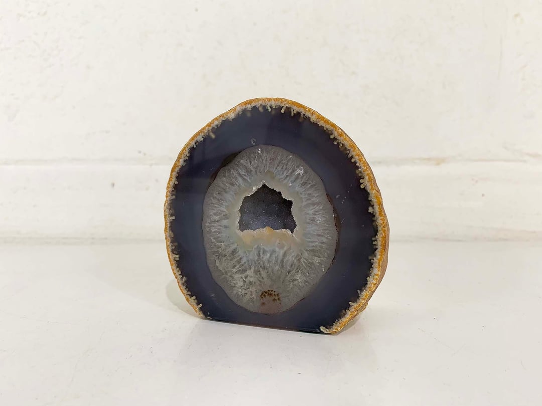 Vintage Geode Bookend Stone Crystal Book End Bookends Rock Boho | Check ...