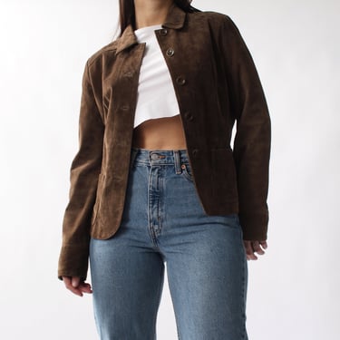 2000s Mocha Suede Jacket | Wornable - Philadelphia, PA | ATTIC