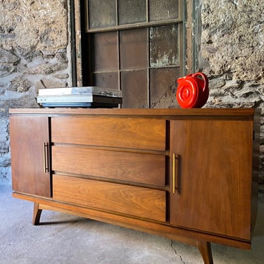 Mid century credenza Danish modern console cabinet mid century ...