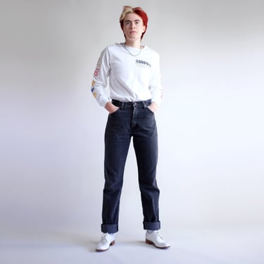 Black Wrangler Jeans, Vintage 70s Wranglers, High Rise | Downhouse ...